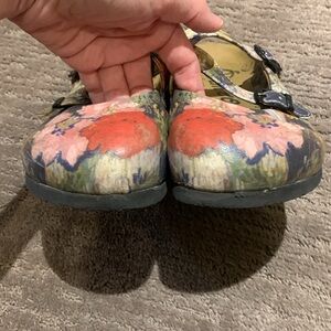 Calceo | Shoes | Calceo Floral Boho May Jane Clogs Size 37 | Poshmark